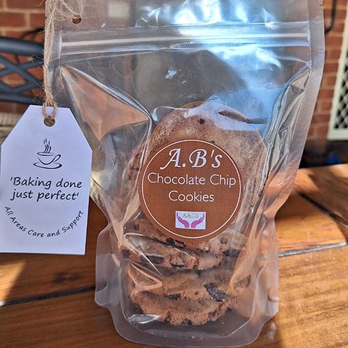 Choc Chip Cookies - A.B's Biscuits